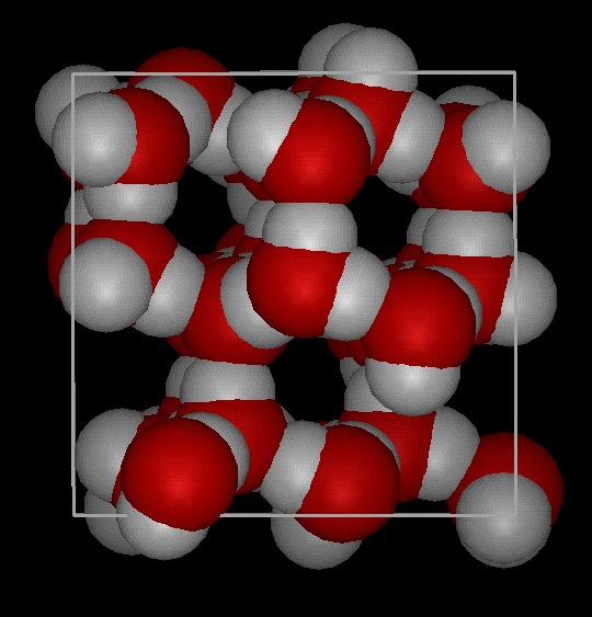 Water And Ice Molecules